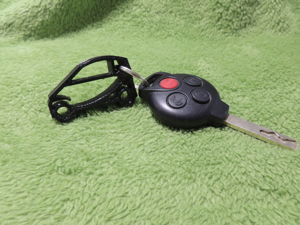 Free STL file Smart Car Keychain 🚗 ・3D printing model to download・Cults